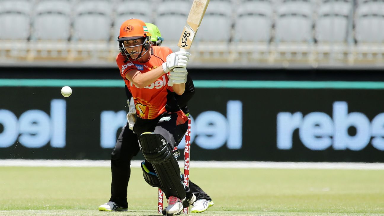 ST-W vs PS-W Cricket Scorecard, 1st Semi-Final at Perth, February 01, 2018