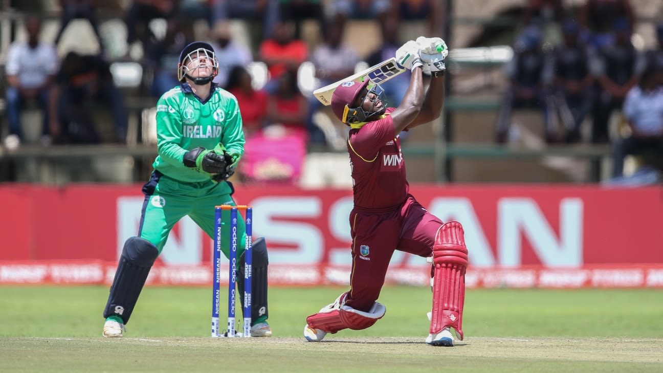 IRE vs WI Cricket Scorecard, 13th Match, Group A at Harare, March 10, 2018