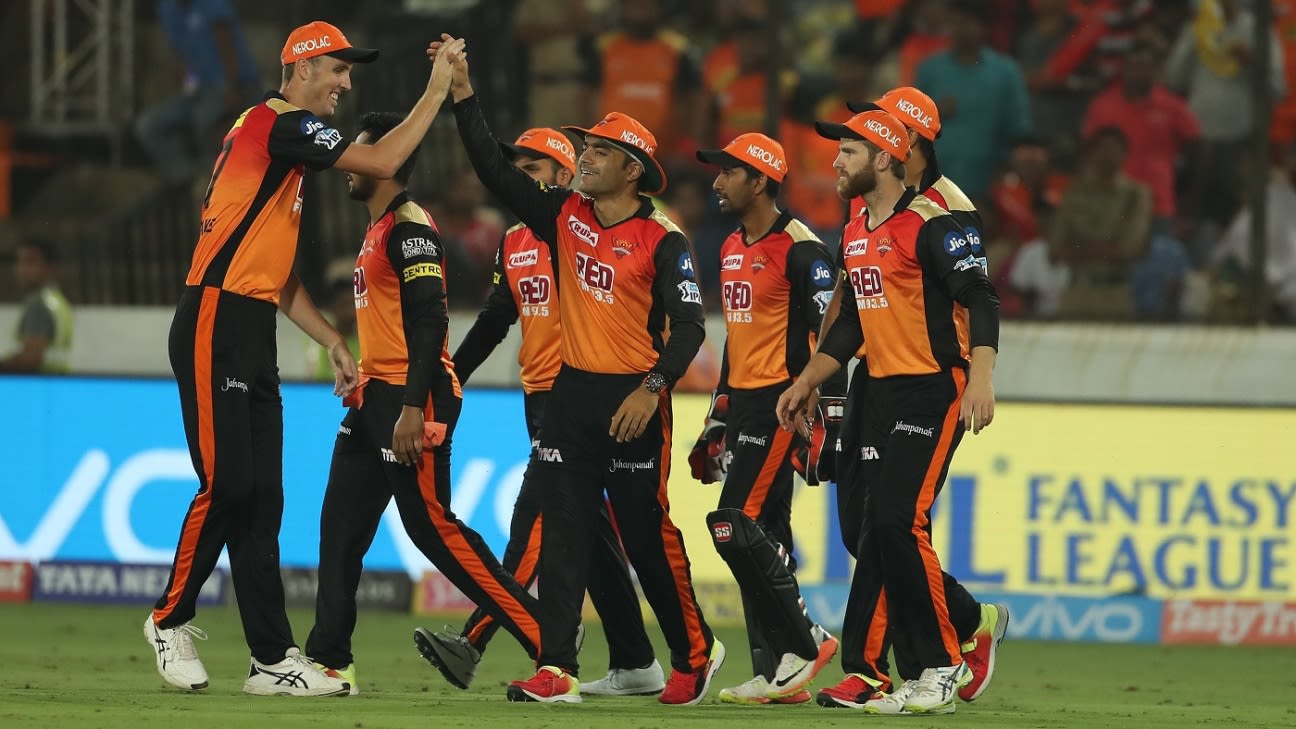 SRH vs RR Cricket Scorecard, 4th match at Hyderabad, April 09, 2018