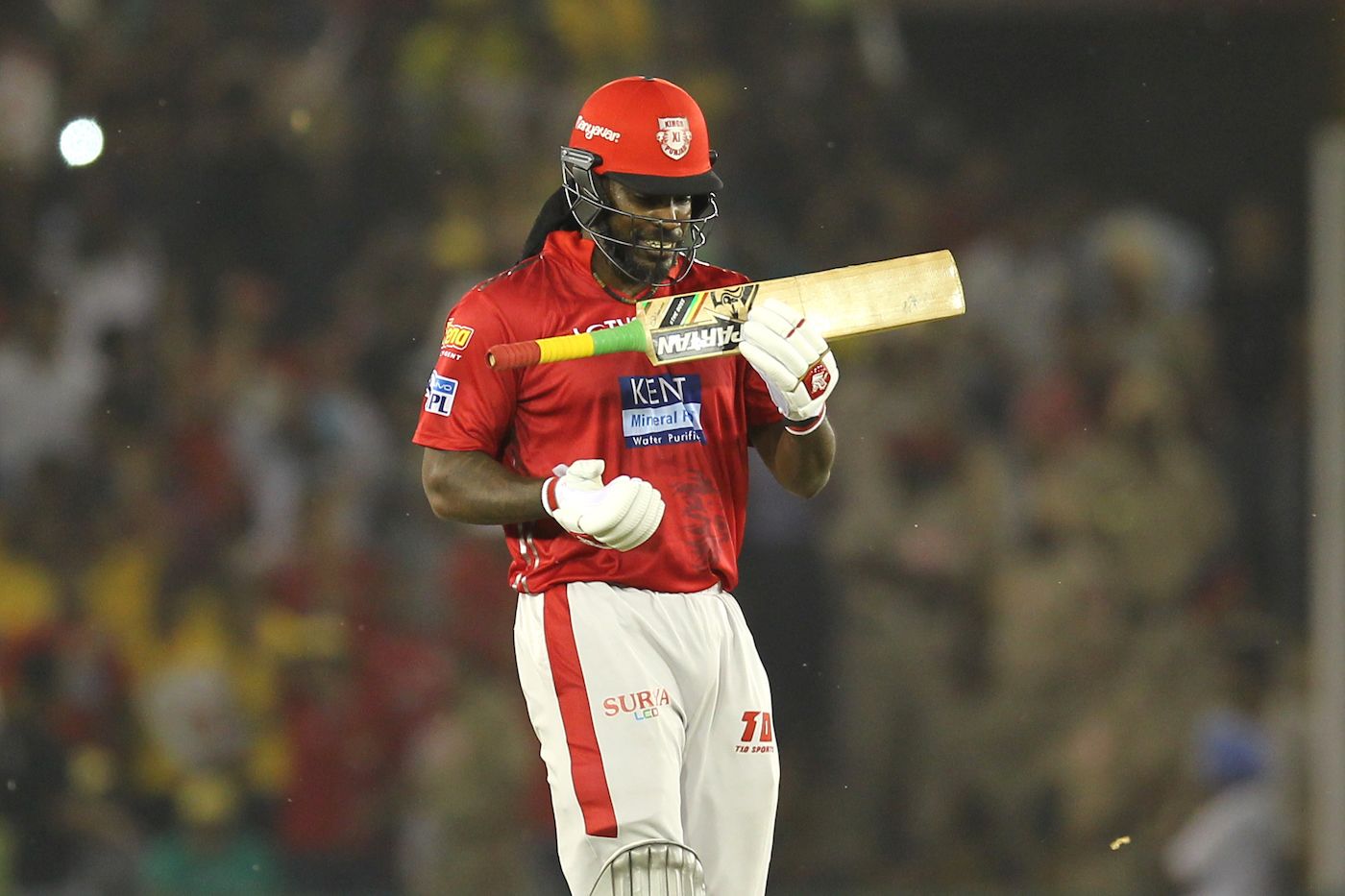 Chris Gayle brings out a unique celebration after reaching 50 | ESPNcricinfo.com