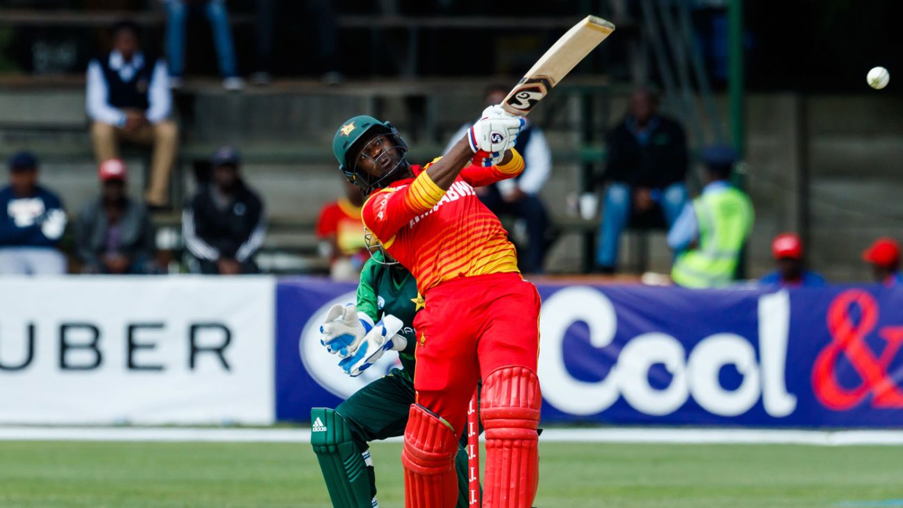 Pakistan beat Zimbabwe, Pakistan won by 7 wickets (with 5 balls remaining)