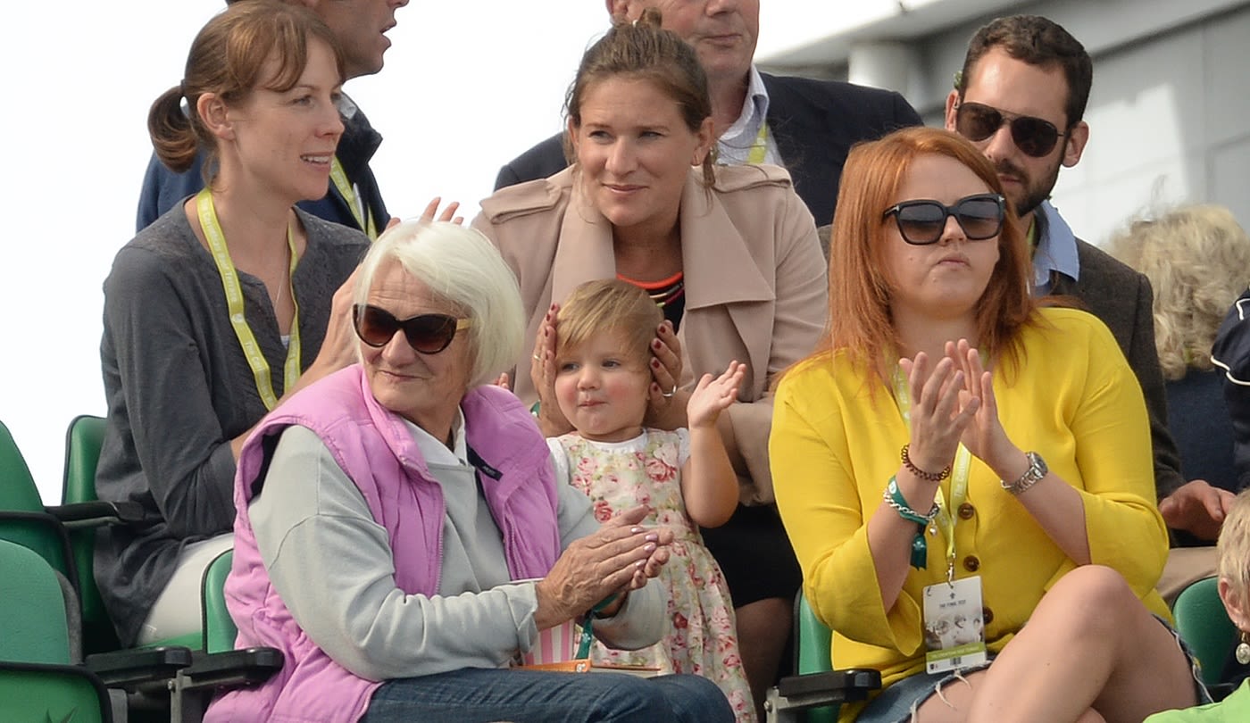 Alastair Cook's family members watch him sign off on a high in his ...