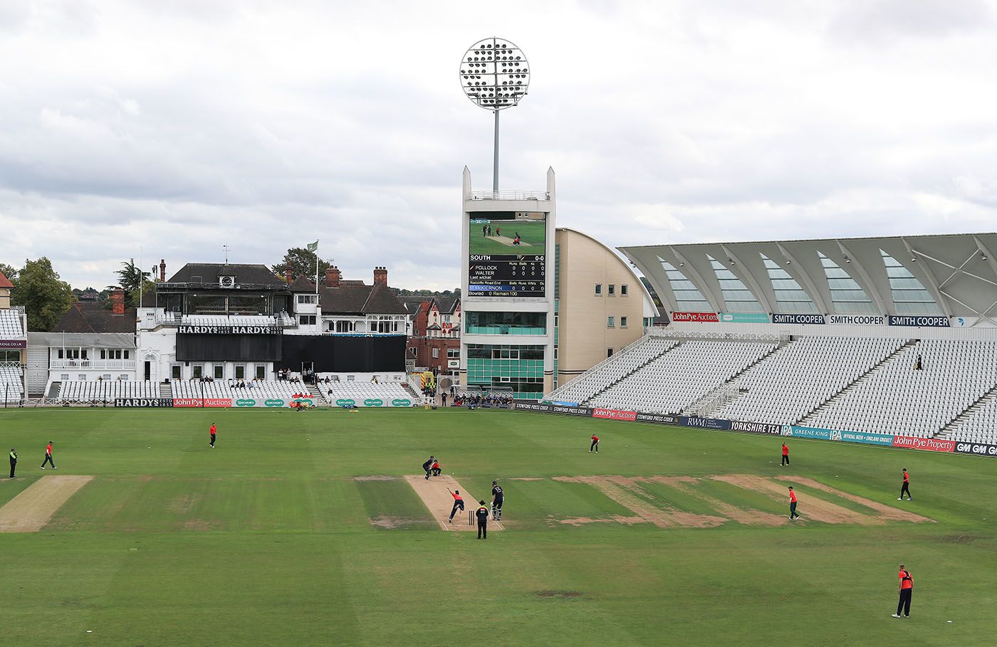 Trials for the ECB's new Hundred format took place at Trent Bridge ...