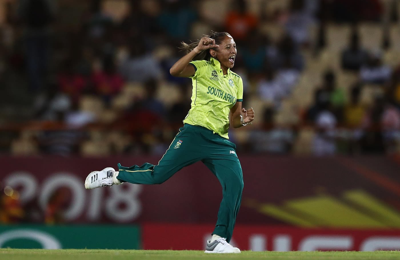 Shabnim Ismail celebrates a wicket | ESPNcricinfo.com
