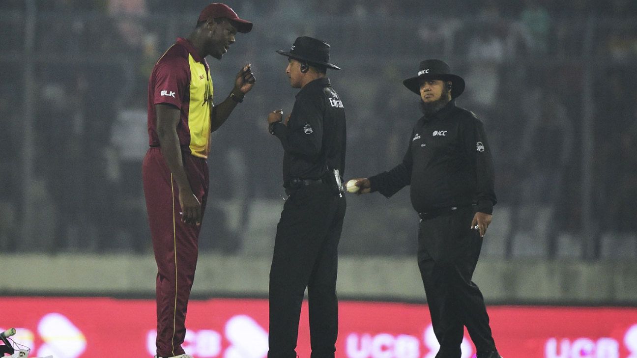 'I am new to international cricket, I made a mistake' - umpire Tanvir ...