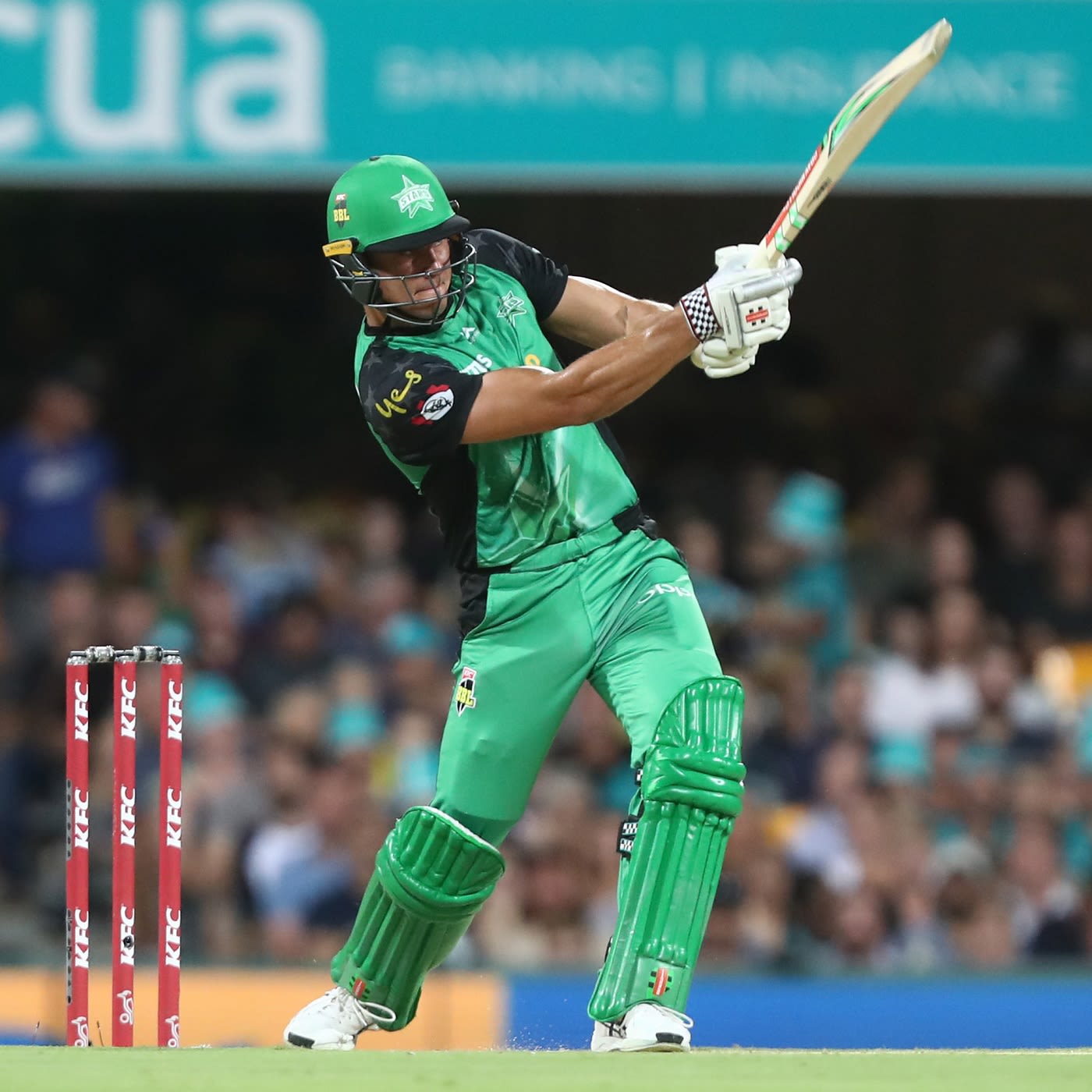 Marcus Stoinis muscles one over the leg side | ESPNcricinfo.com