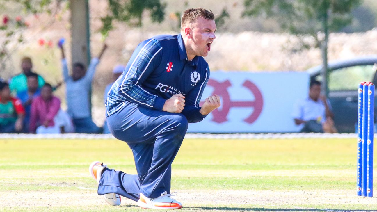 IRE vs SCOT Cricket Scorecard, 4th Match at Al Amarat, February 15, 2019