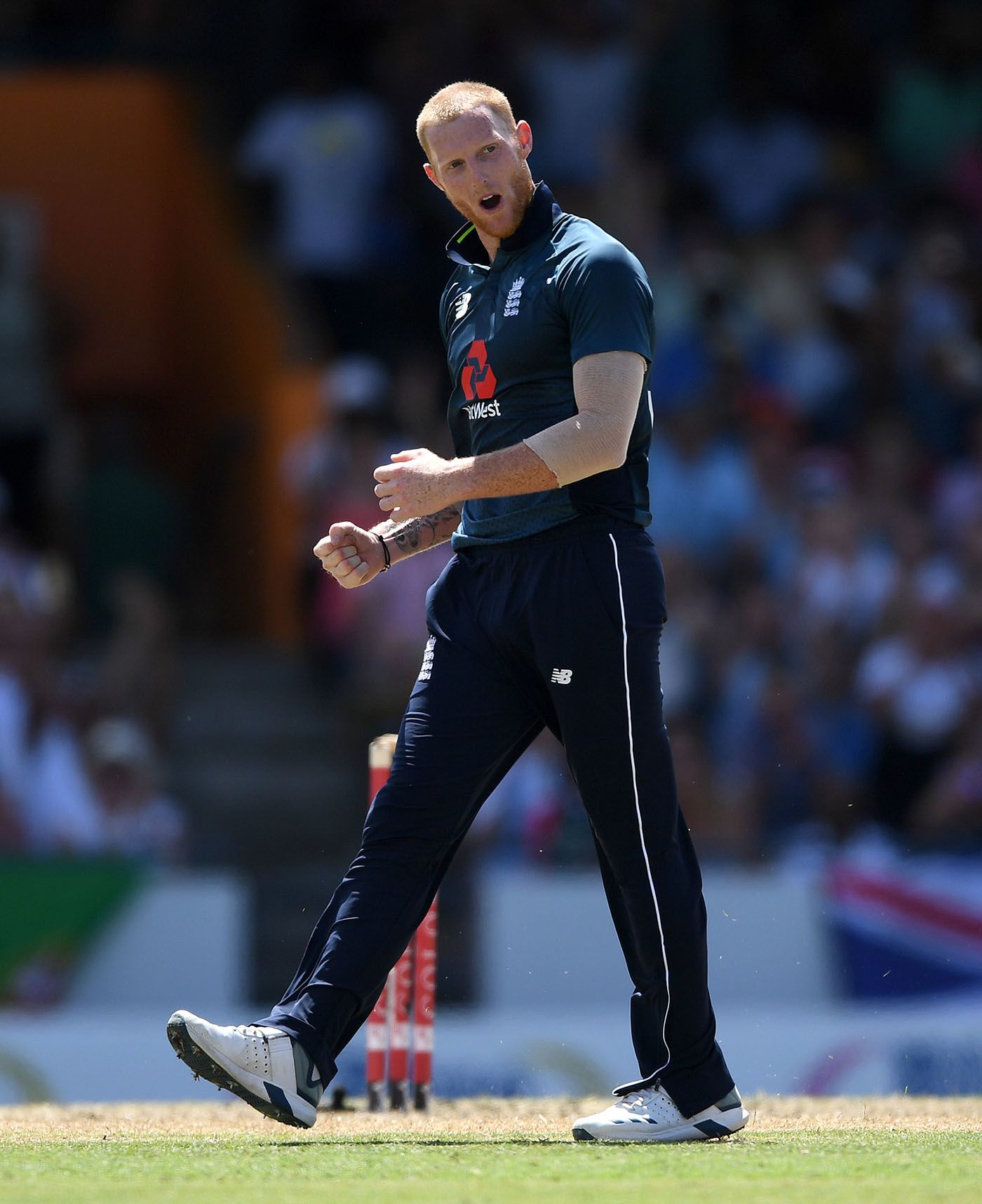 Ben Stokes celebrates his breakthrough | ESPNcricinfo.com