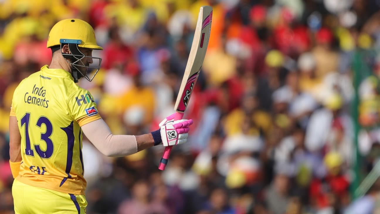 Big match, high stakes? Better call Faf | ESPNcricinfo