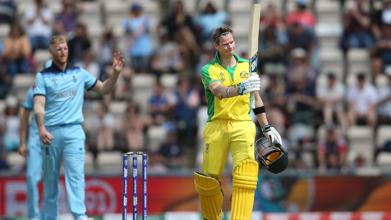 ENG vs AUS Cricket Scorecard at Southampton, May 25, 2019
