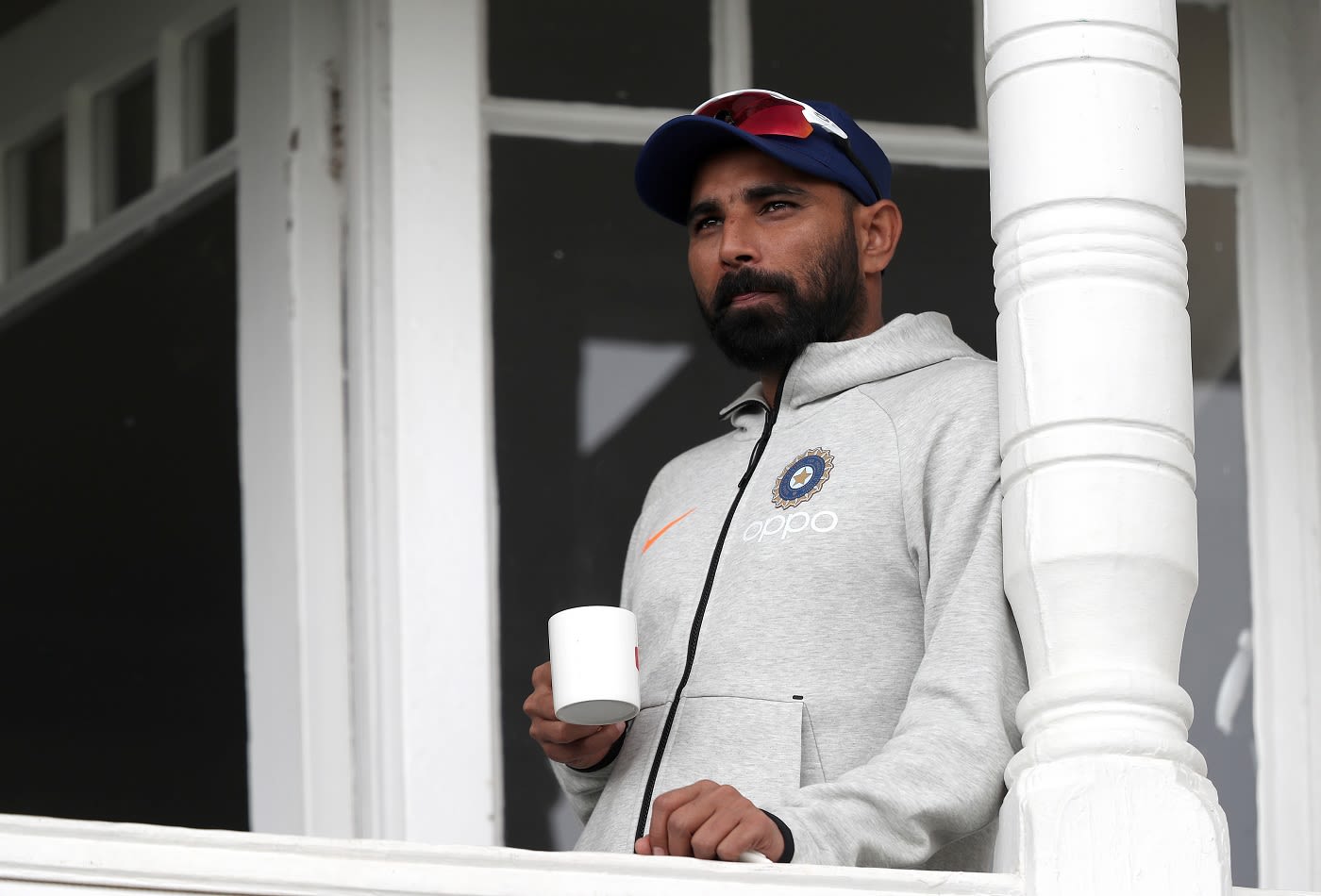 Mohammed Shami watches on | ESPNcricinfo.com