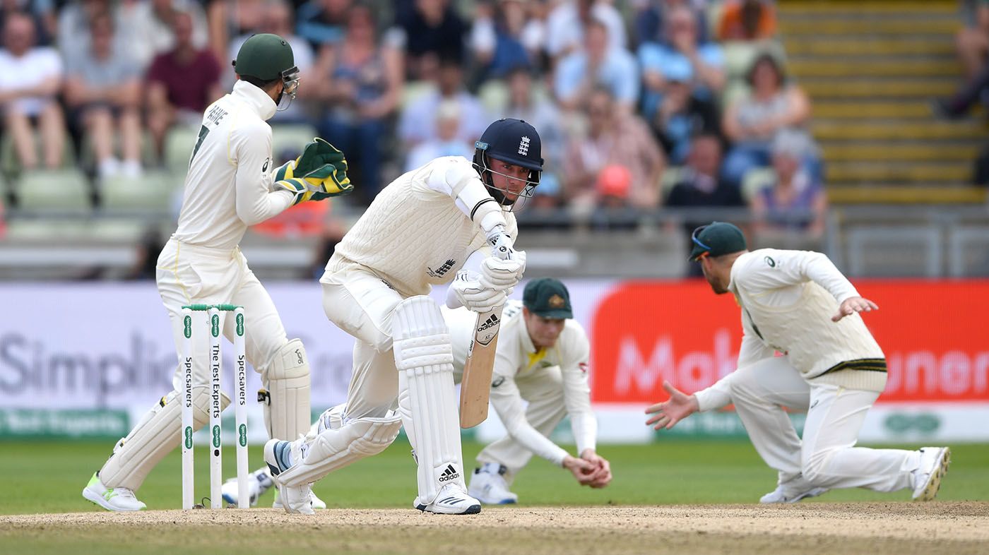 Stuart Broad prodded a low catch to slip | ESPNcricinfo.com