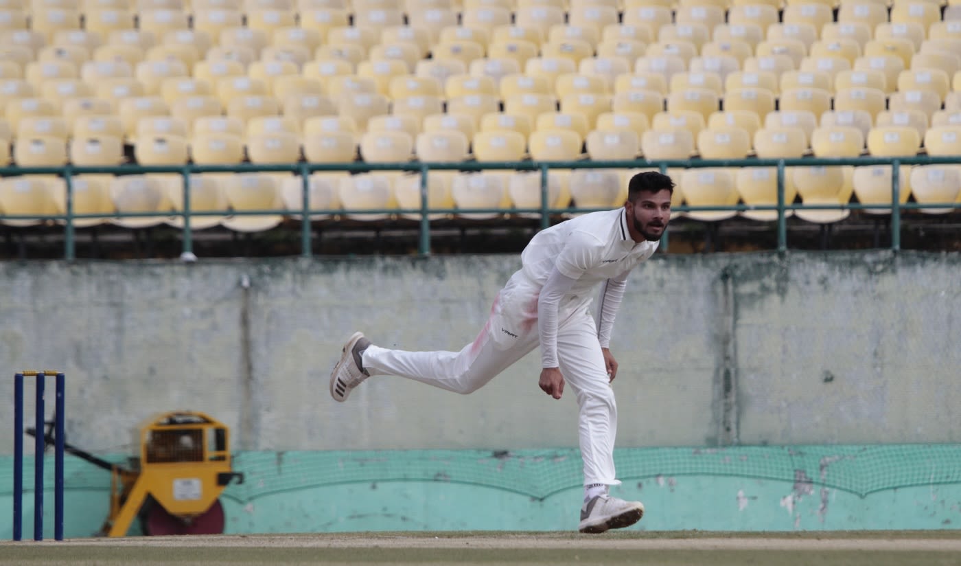 Prerak Mankad dented the top order | ESPNcricinfo.com