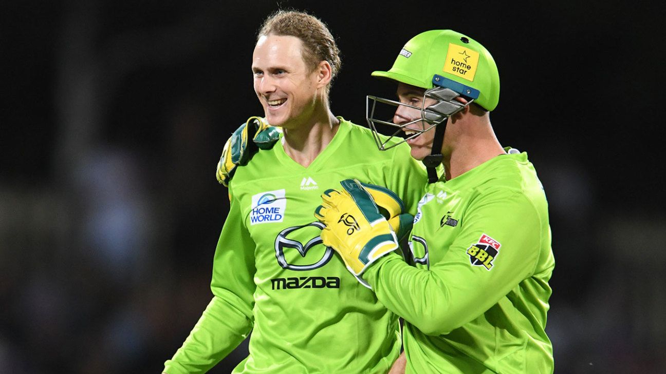 Thunder beat Hurricanes, Thunder won by 57 runs