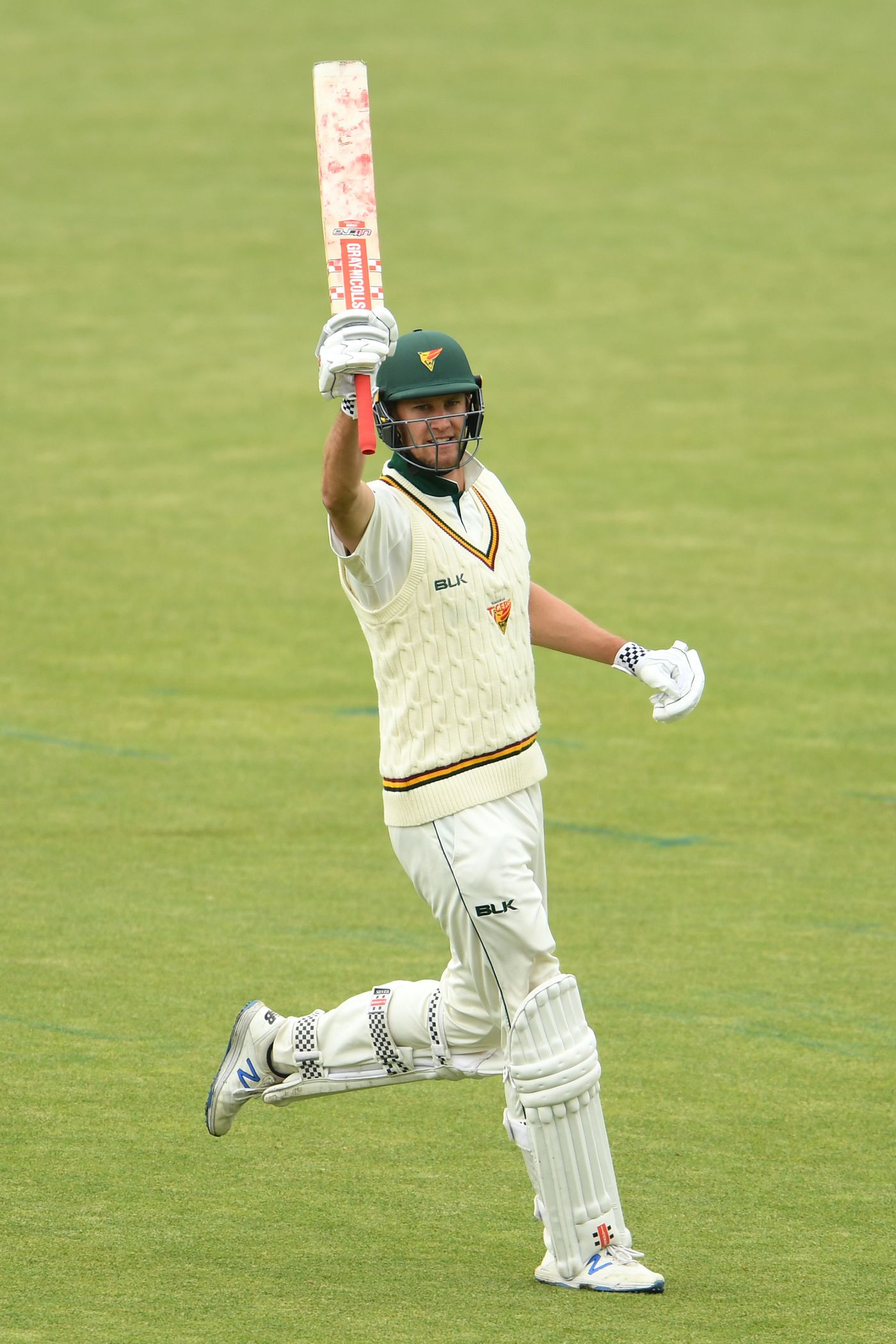 Beau Webster celebrates his century against Western Australia ...