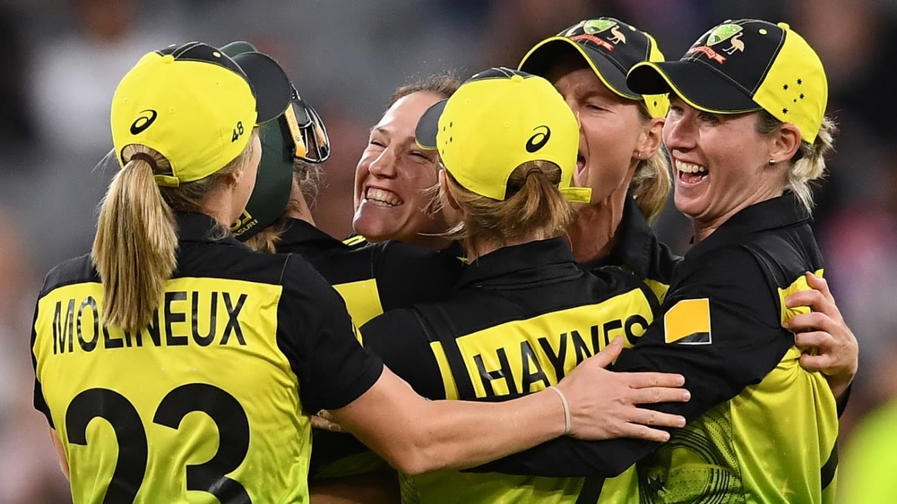 AUS Women beat IND Women, AUS Women won by 85 runs