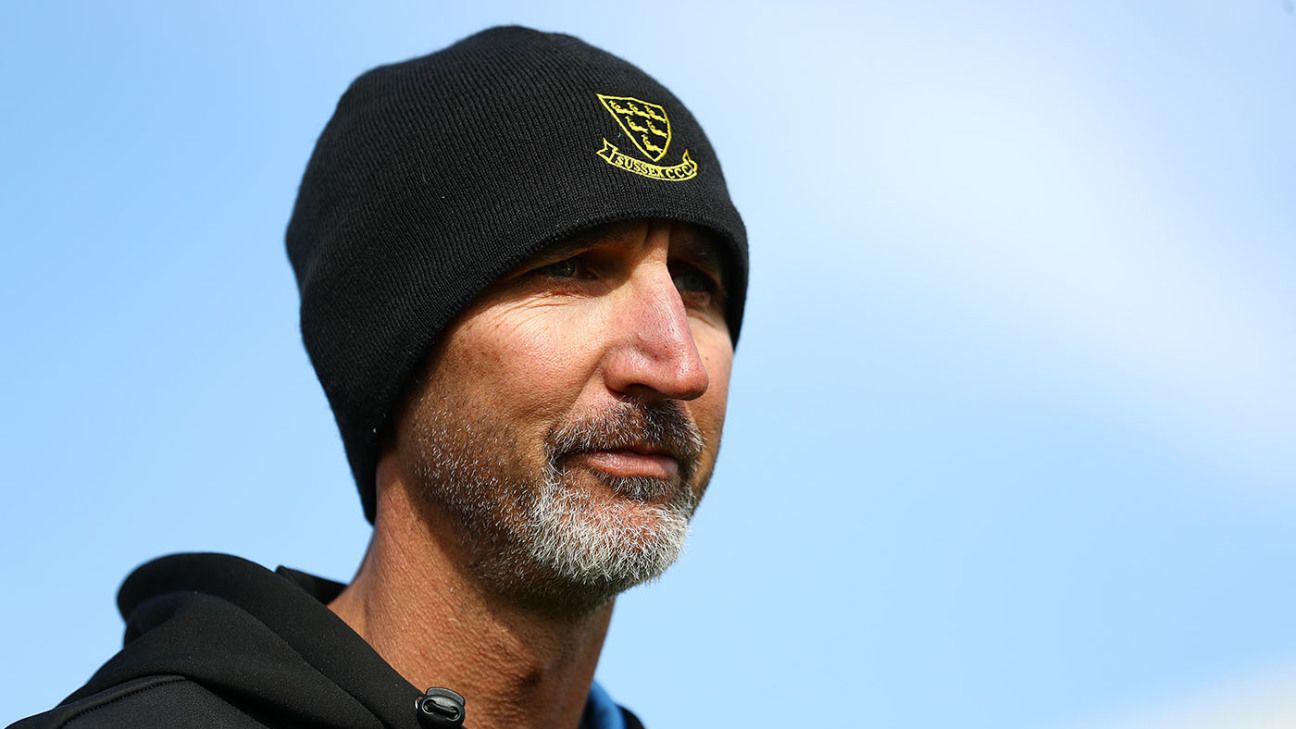 Jason Gillespie in limbo as Covid-19 travel bans leave county coaches ...