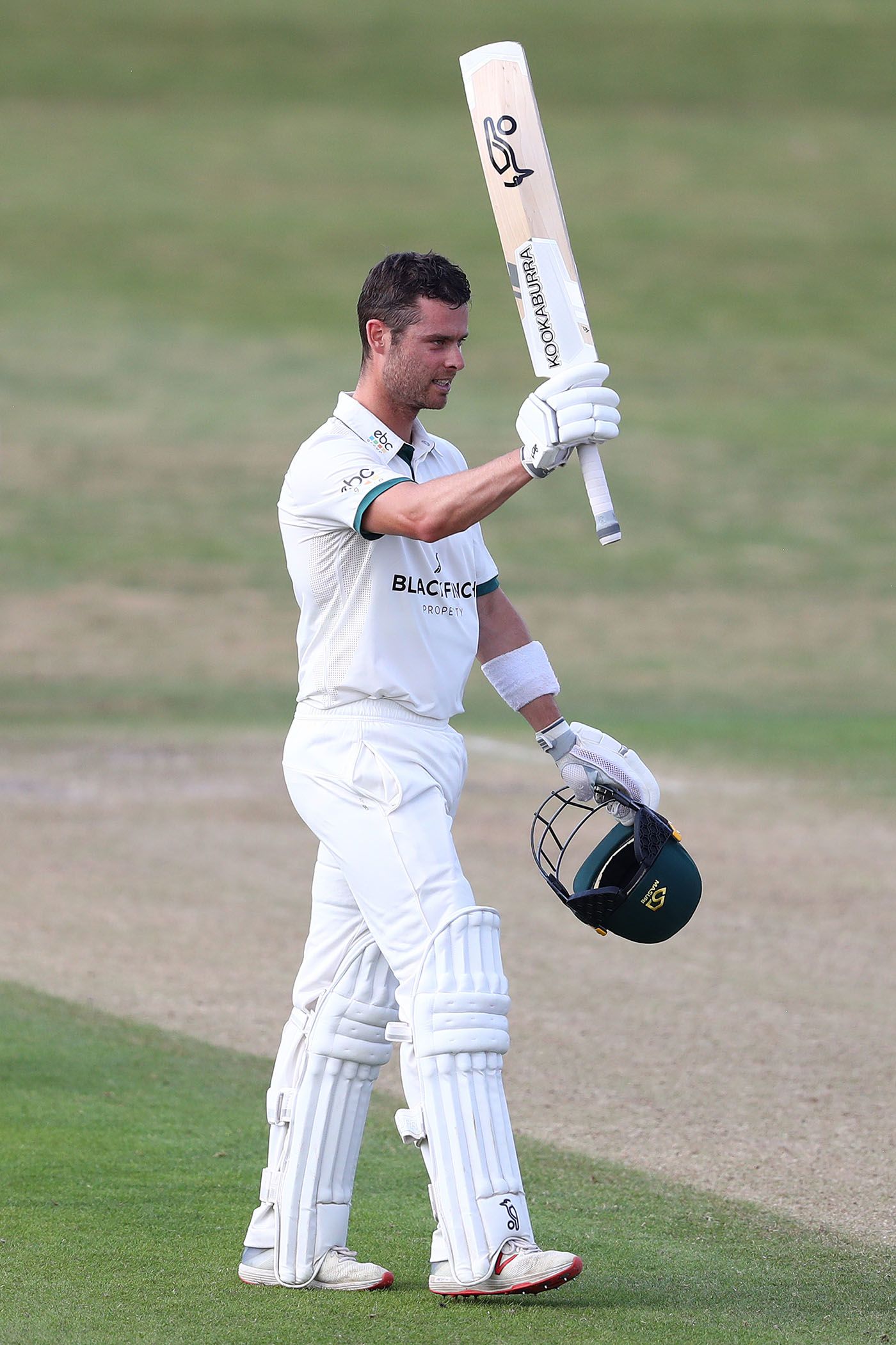 Jake Libby raises his bat on reaching a century | ESPNcricinfo.com