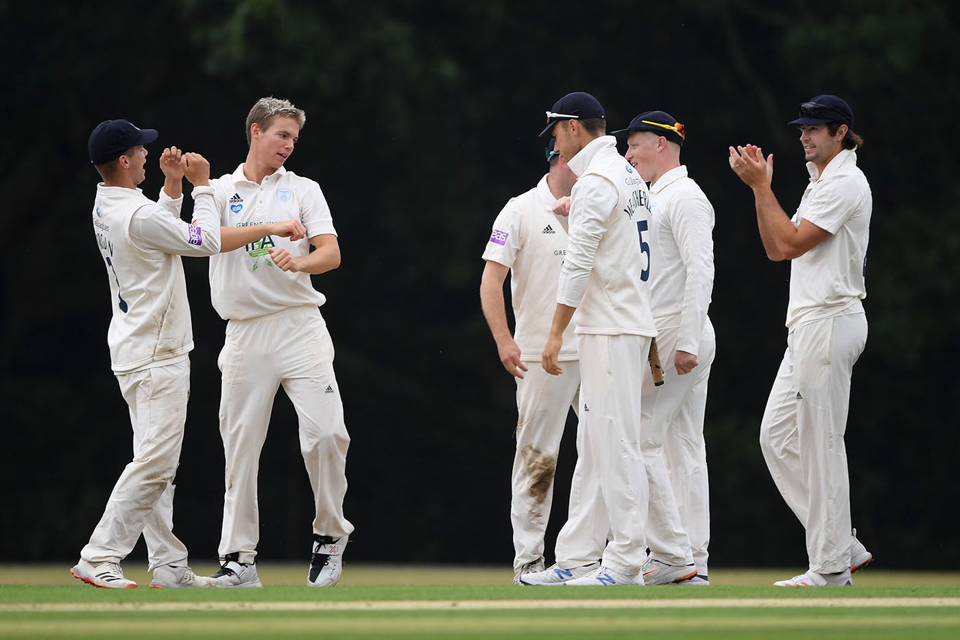 Tom Scriven celebrates his maiden first-class wicket | ESPNcricinfo.com