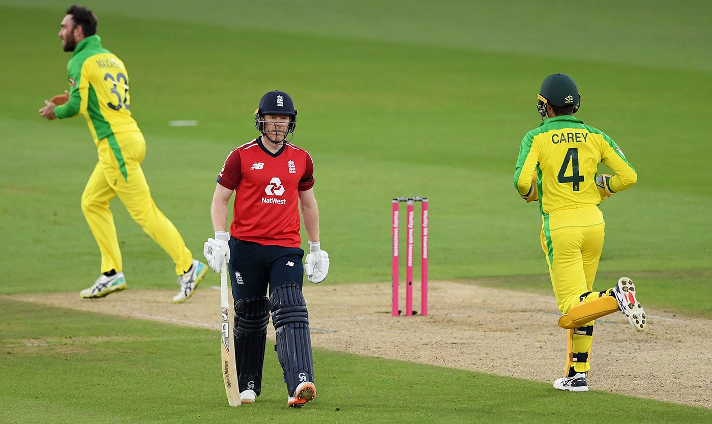 Eoin Morgan fell to Glenn Maxwell cheaply | ESPNcricinfo.com