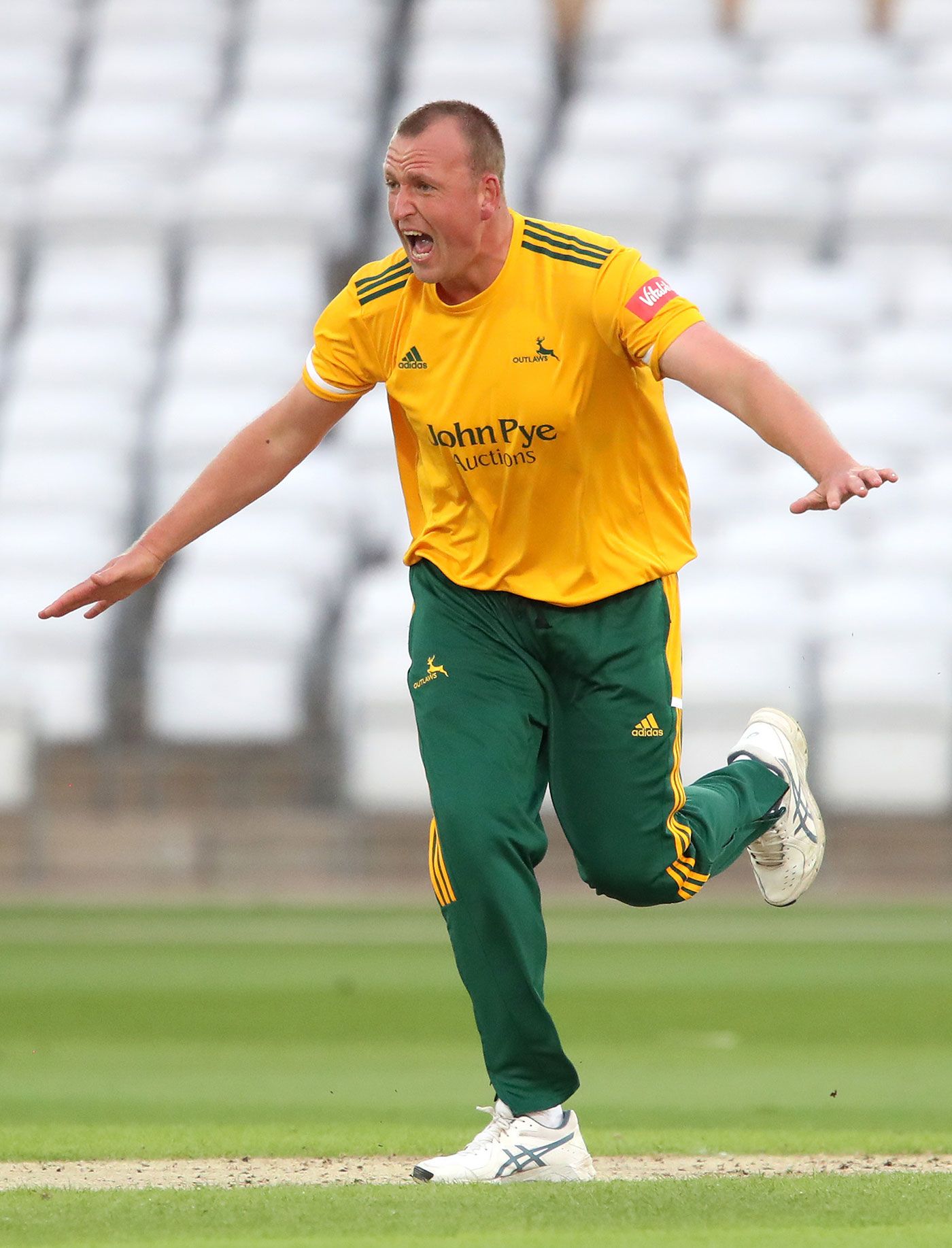 Luke Fletcher celebrates a wicket for Notts | ESPNcricinfo.com