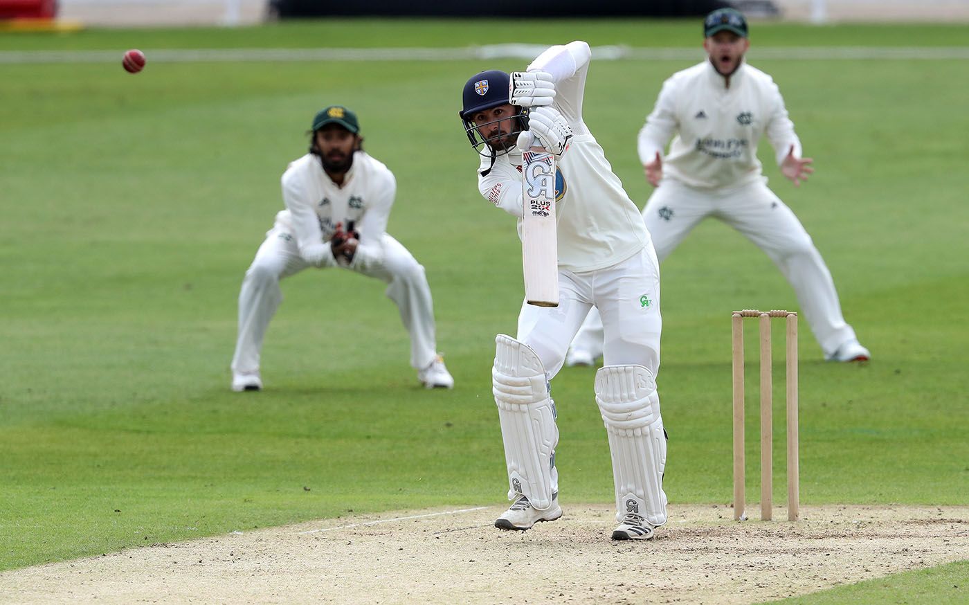 Gareth Harte punches down the ground | ESPNcricinfo.com