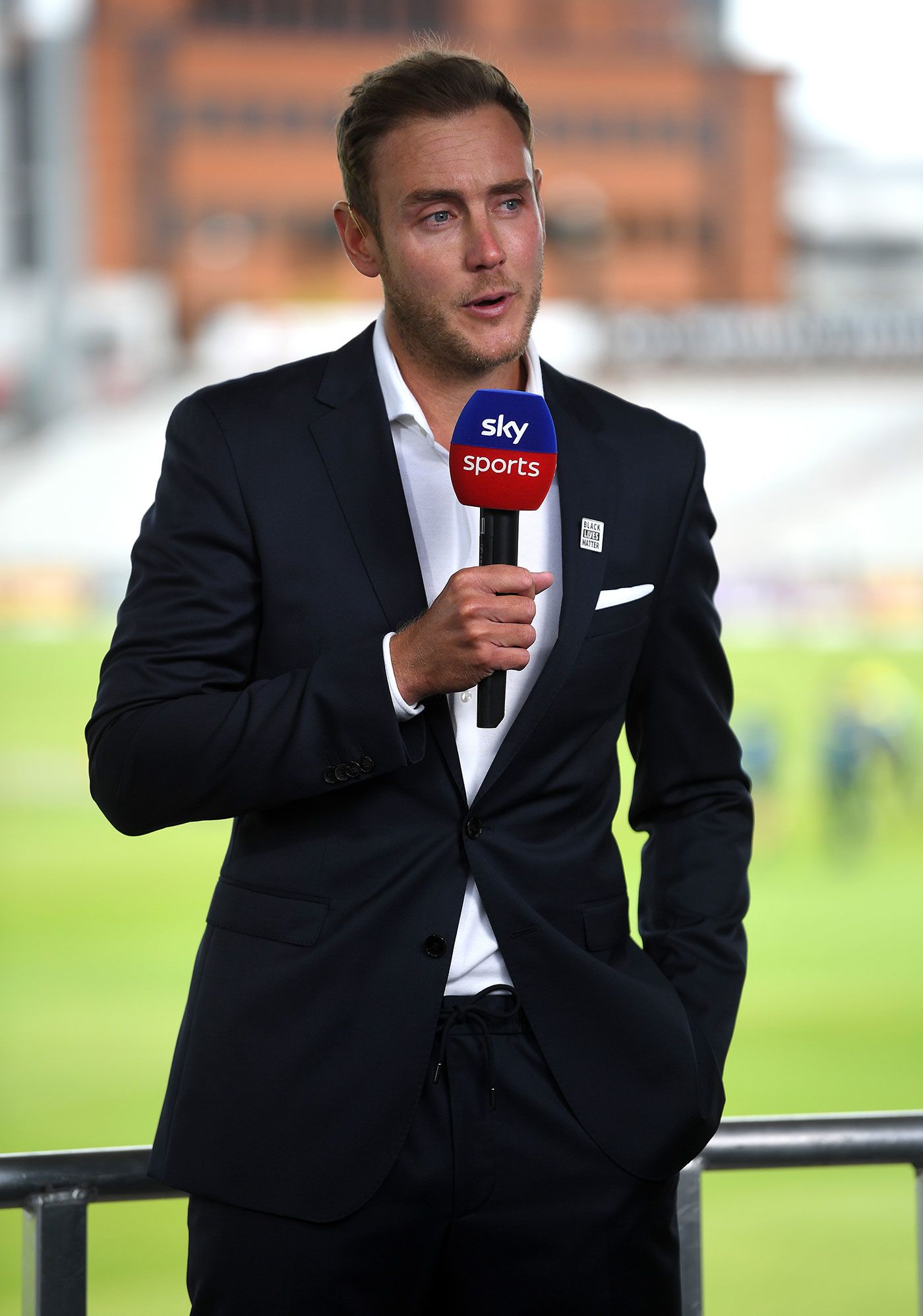 Stuart Broad joined Sky Sports' team for the first ODI against ...