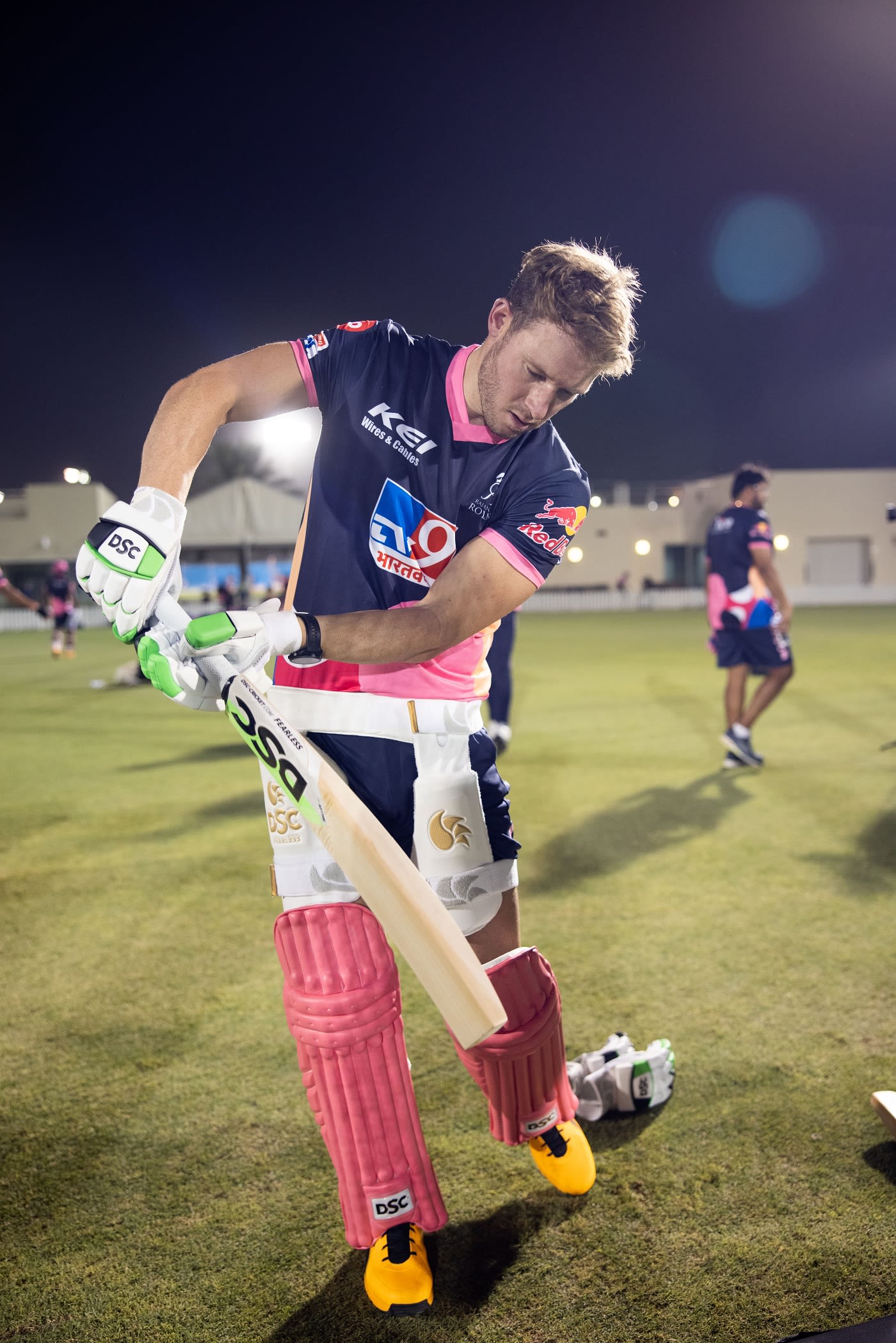 David Miller shadow-bats at the Rajasthan Royals nets | ESPNcricinfo.com