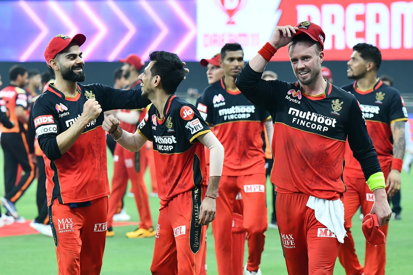A joyous and victorious RCB troop off the field | ESPNcricinfo.com