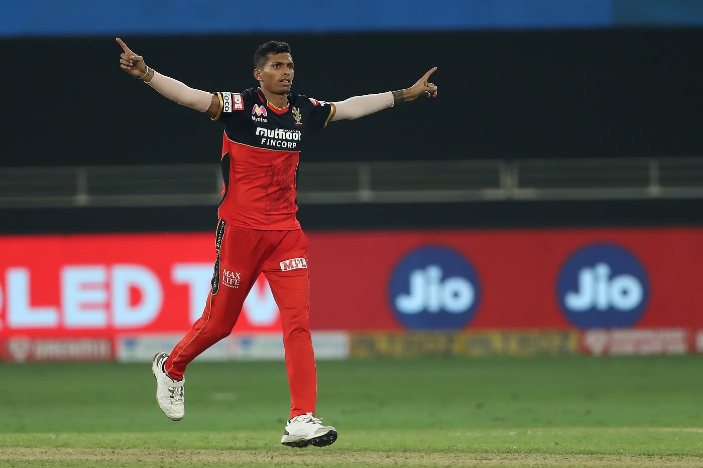 Navdeep Saini celebrates after yet another breakthrough | ESPNcricinfo.com
