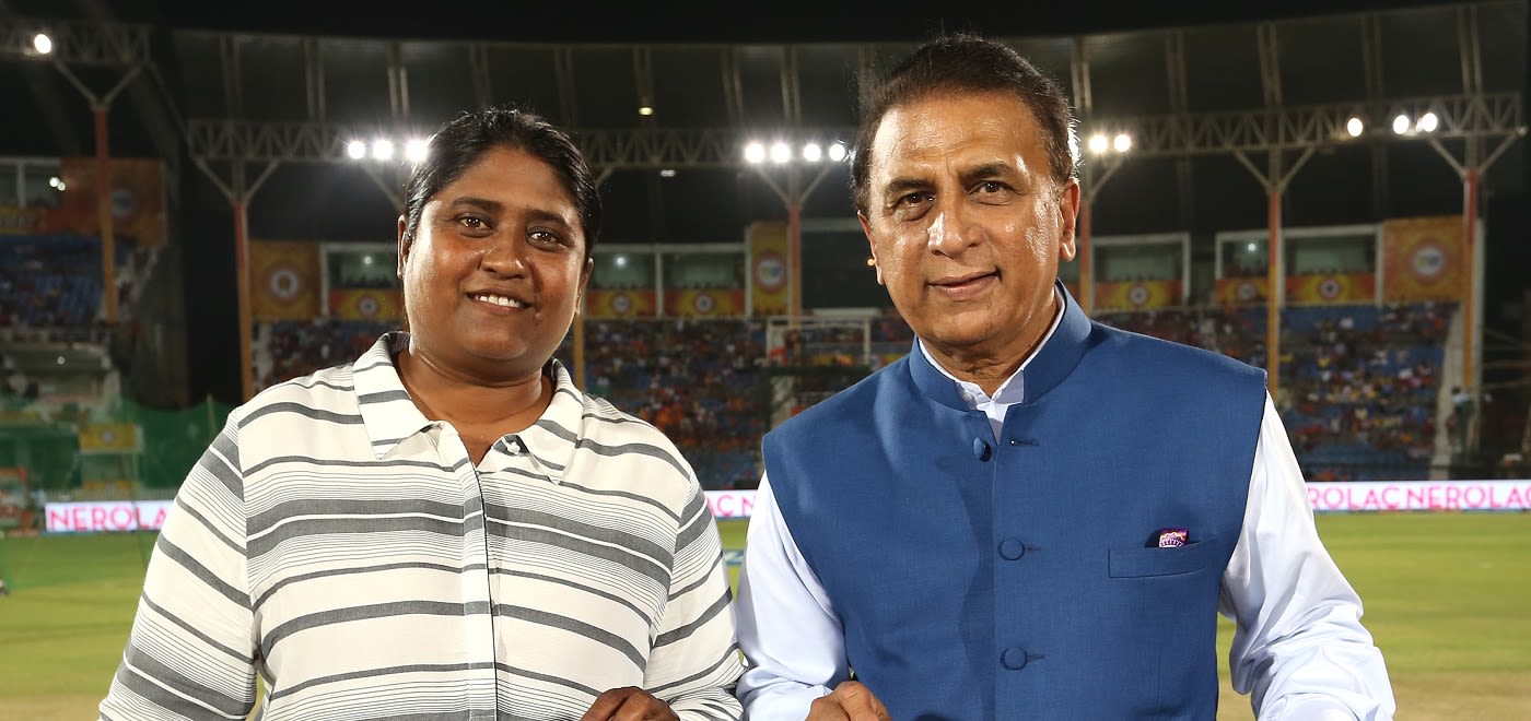 Neetu David, pictured here with Sunil Gavaskar, will lead the new women ...