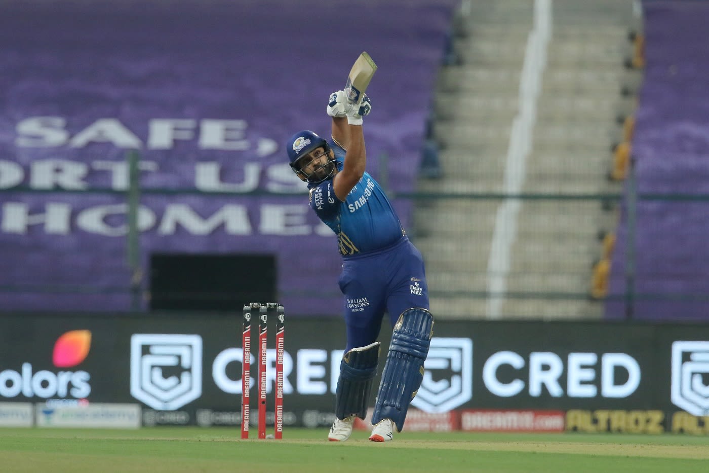 Rohit Sharma lofts one straight | ESPNcricinfo.com