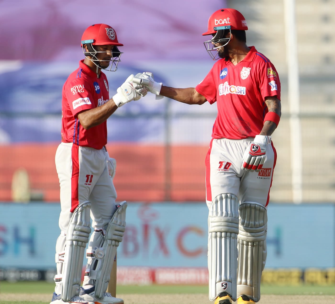 Mayank Agarwal and KL Rahul gave Kings XI Punjab a steady start ... Mayank Agarwal and KL Rahul gave Kings XI Punjab a steady start ...