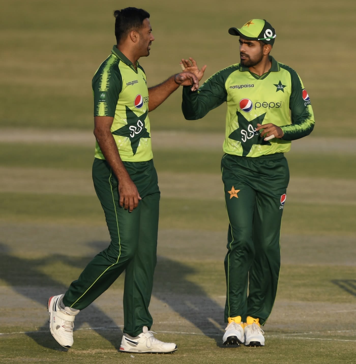 Wahab Riaz picked up the wickets of Sikandar Raza and Elton Chigumbura ...