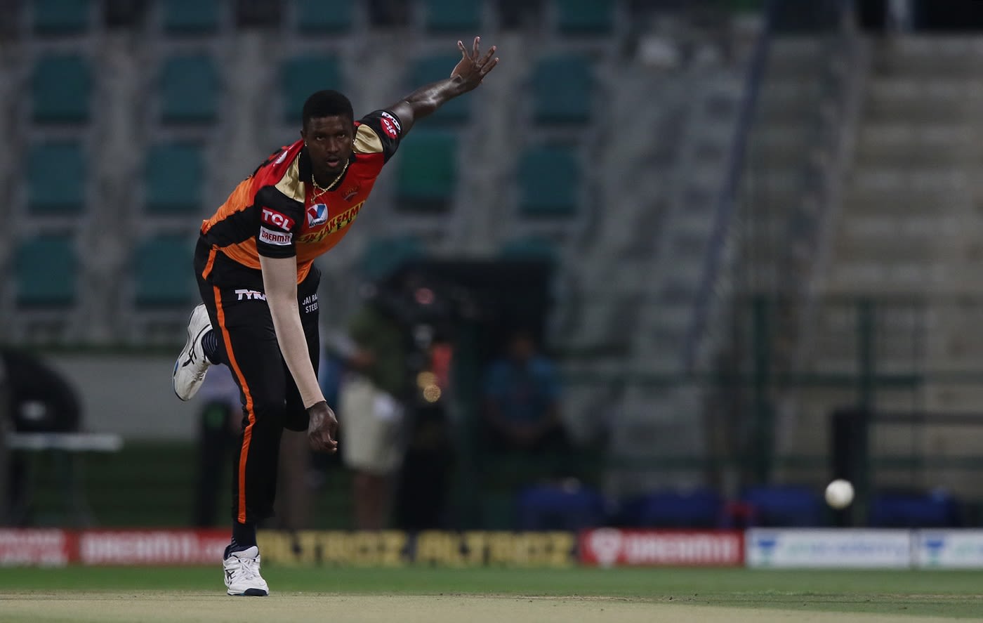 Jason Holder in his follow-through | ESPNcricinfo.com