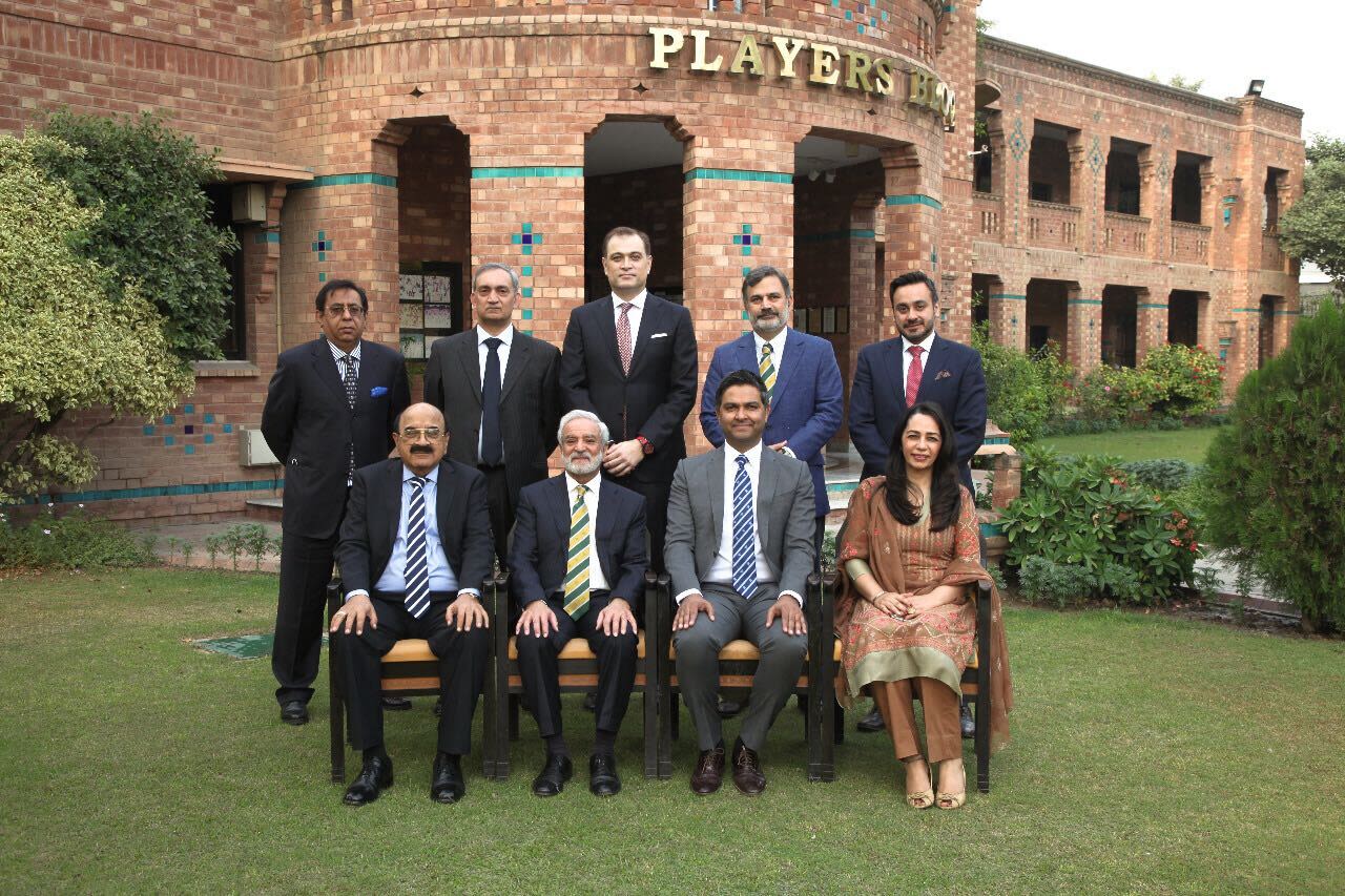 The Pakistan Cricket Board members pose for a photo | ESPNcricinfo.com