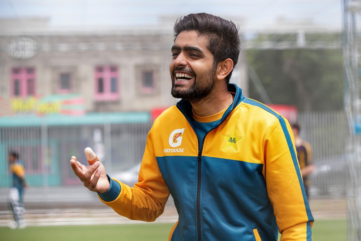 Babar Azam is all smiles during training | ESPNcricinfo.com