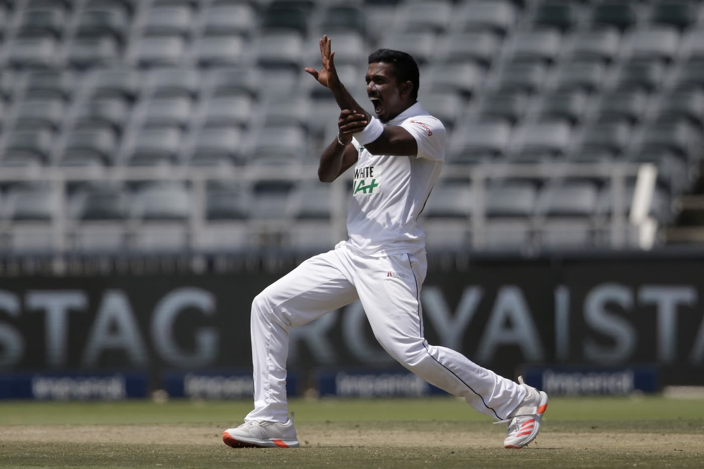 Vishwa Fernando celebrates his maiden five-wicket haul | ESPNcricinfo.com