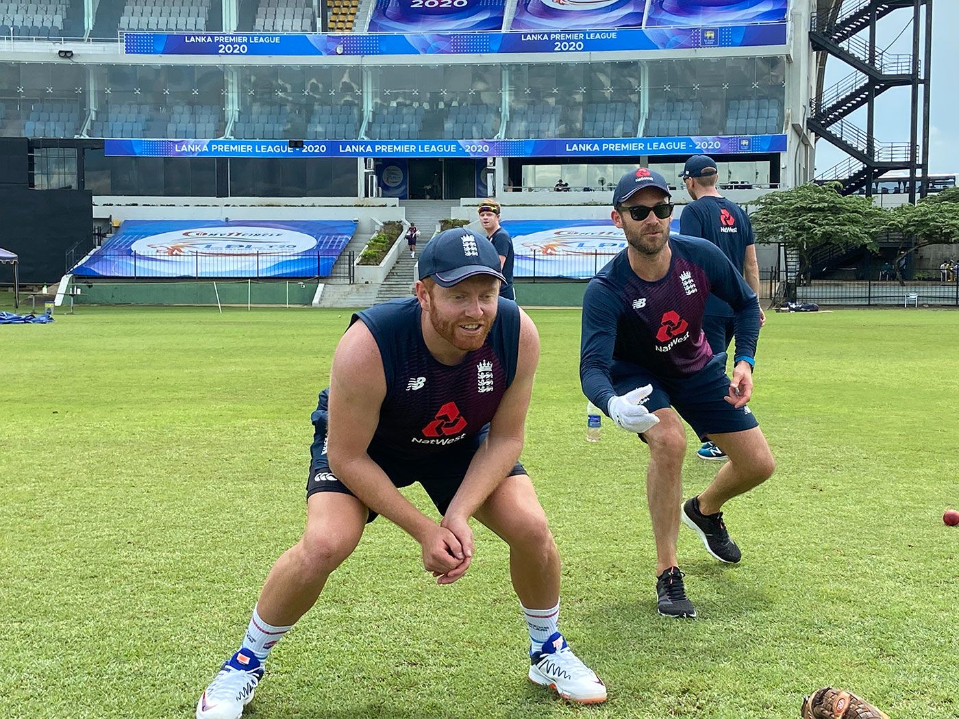 Jonny Bairstow takes part in a fielding drill during England's training session | ESPNcricinfo.com