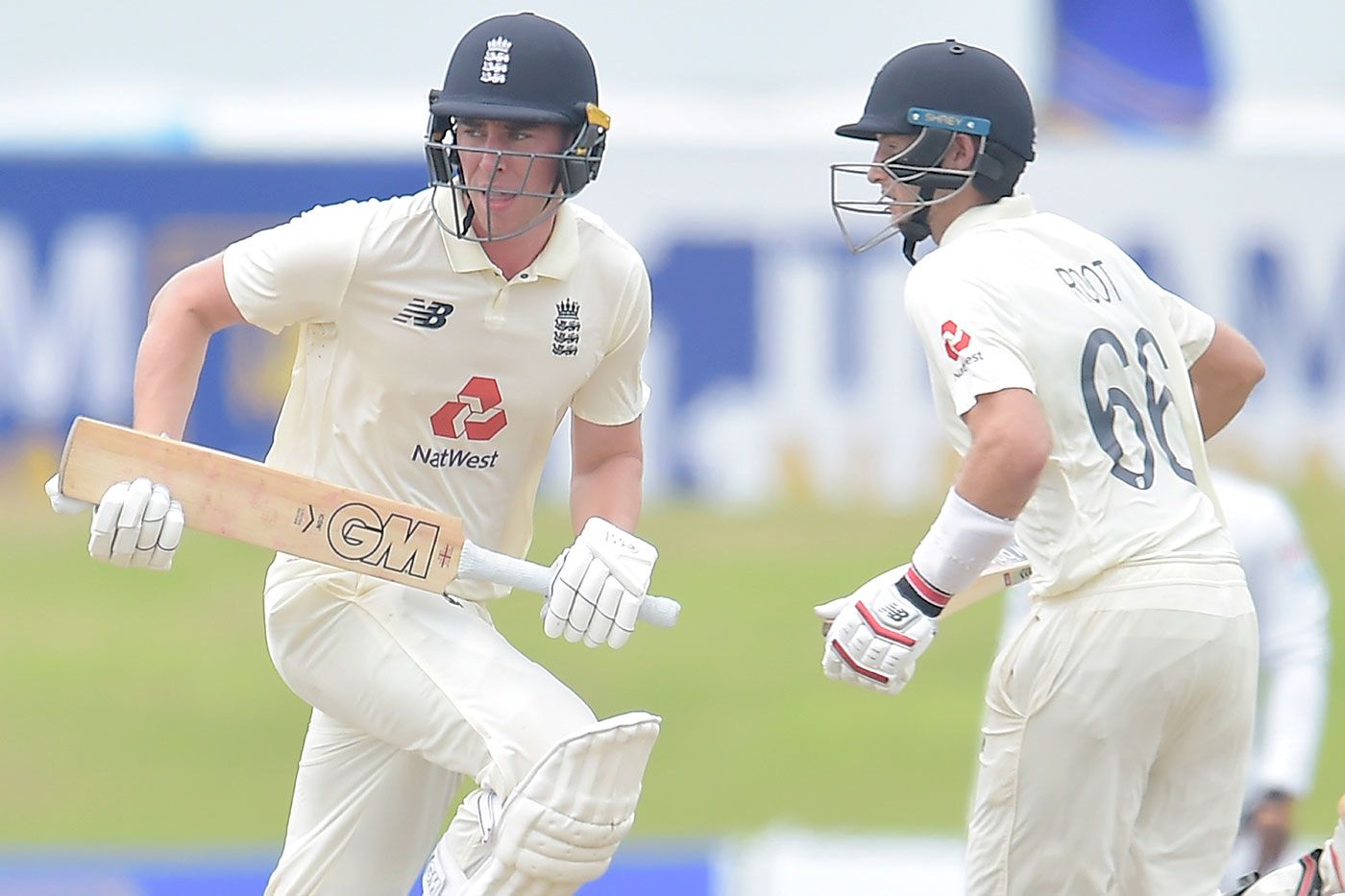 Dan Lawrence and Joe Root built a strong fourth-wicket stand ...