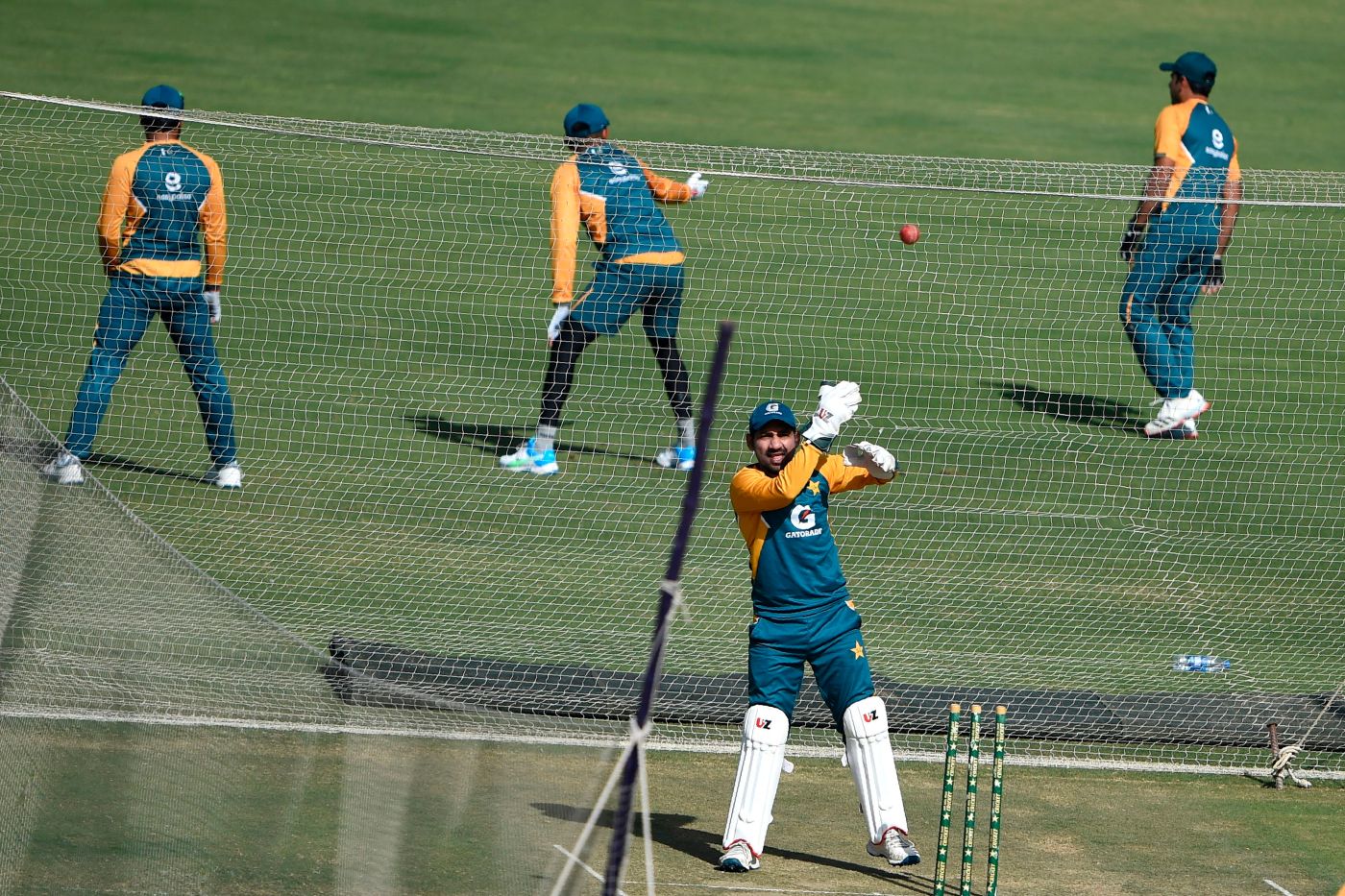 A Pakistan training session in progress | ESPNcricinfo.com