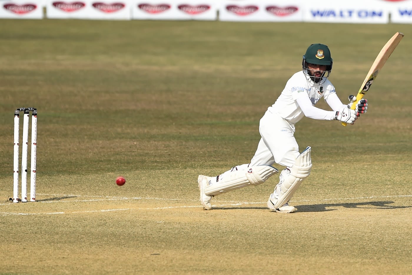 Mominul Haque works one away through the leg side | ESPNcricinfo.com