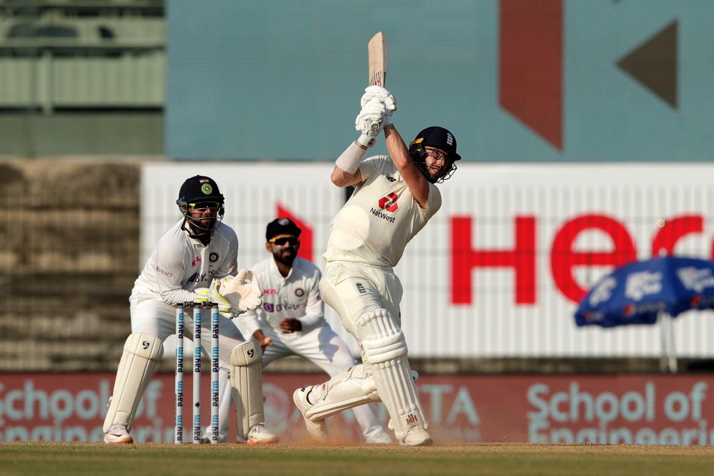 Jack Leach has a swing | ESPNcricinfo.com