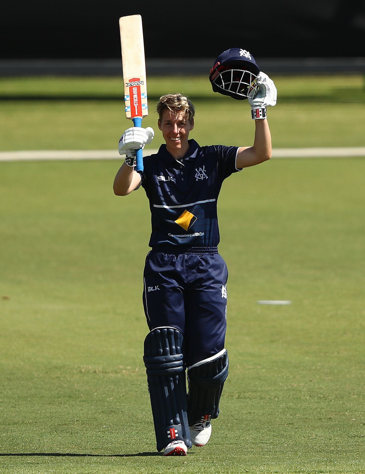 Elyse Villani celebrates her century | ESPNcricinfo.com
