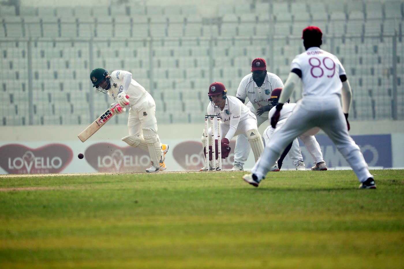 Mushfiqur Rahim skips down the wicket to drive | ESPNcricinfo.com