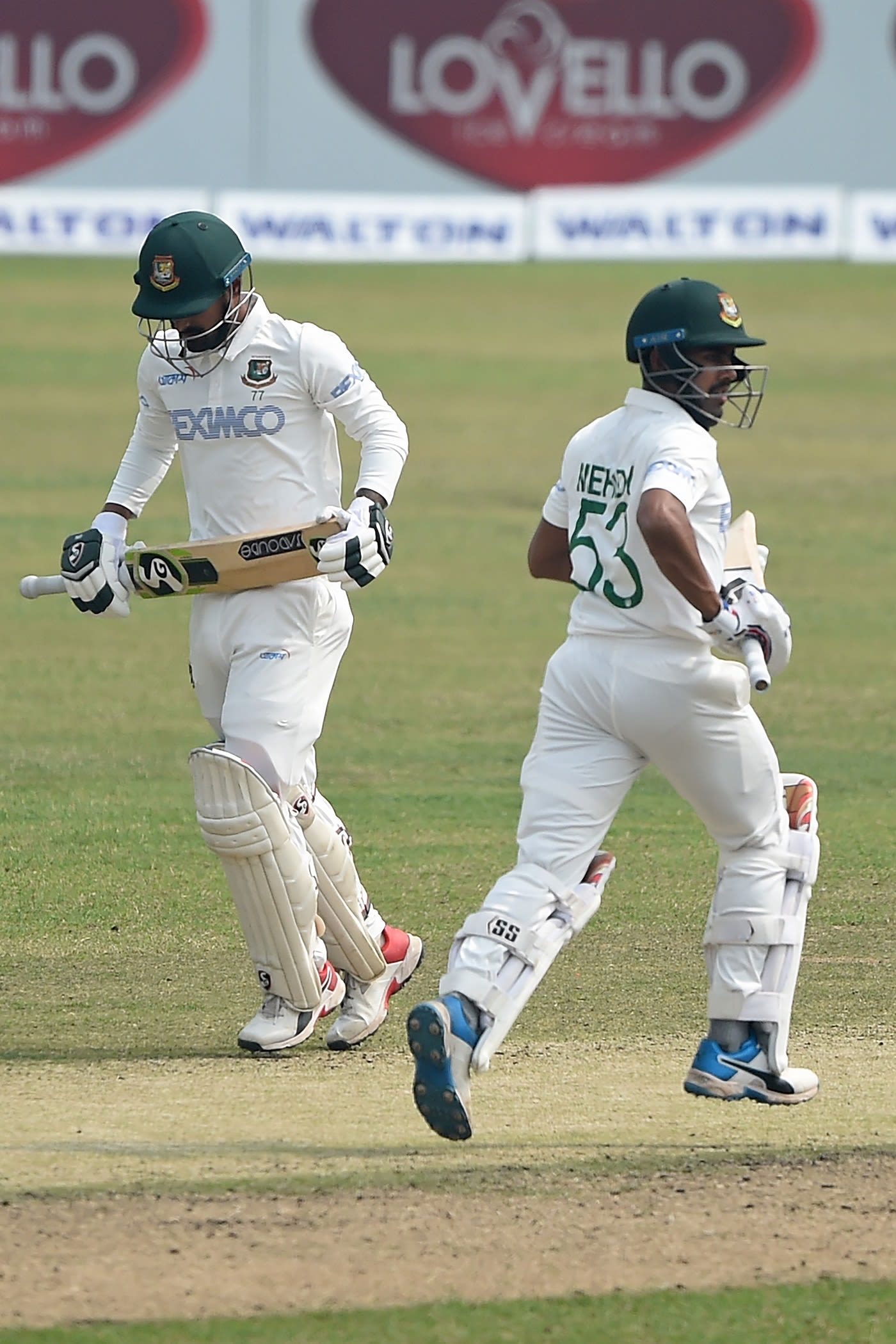 Liton Das and Mehidy Hasan put together a century stand for the seventh ...