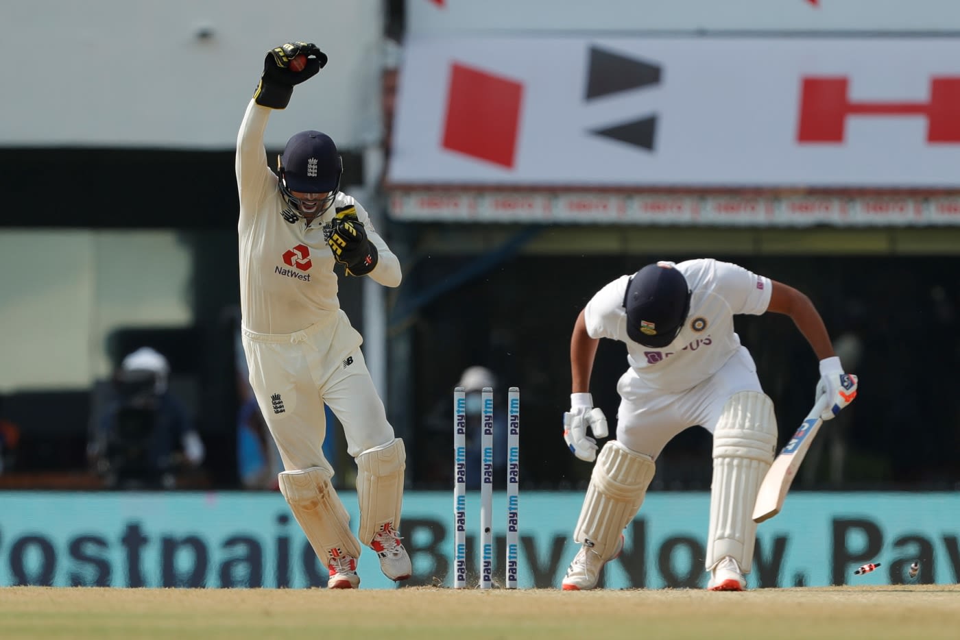 Ben Foakes had Rohit Sharma stumped | ESPNcricinfo.com
