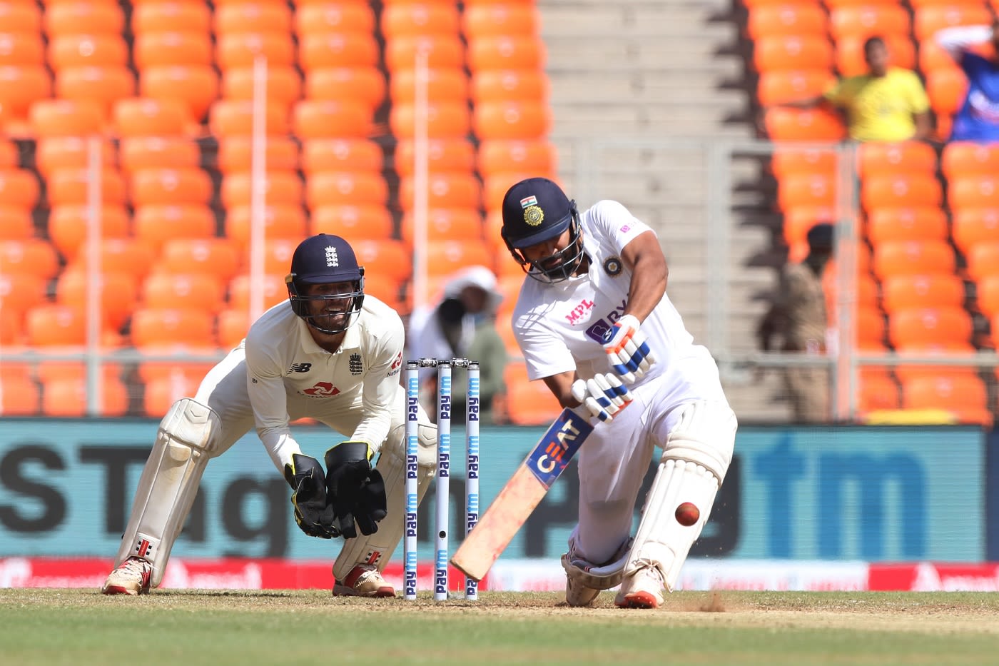 Rohit Sharma eyes the sweep | ESPNcricinfo.com