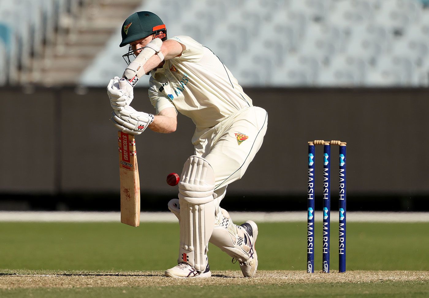 Mac Wright plays forward | ESPNcricinfo.com