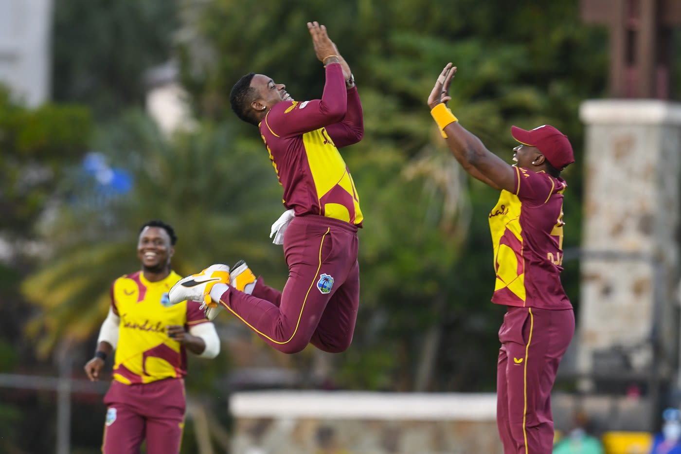 Fabian Allen leaps in joy | ESPNcricinfo.com
